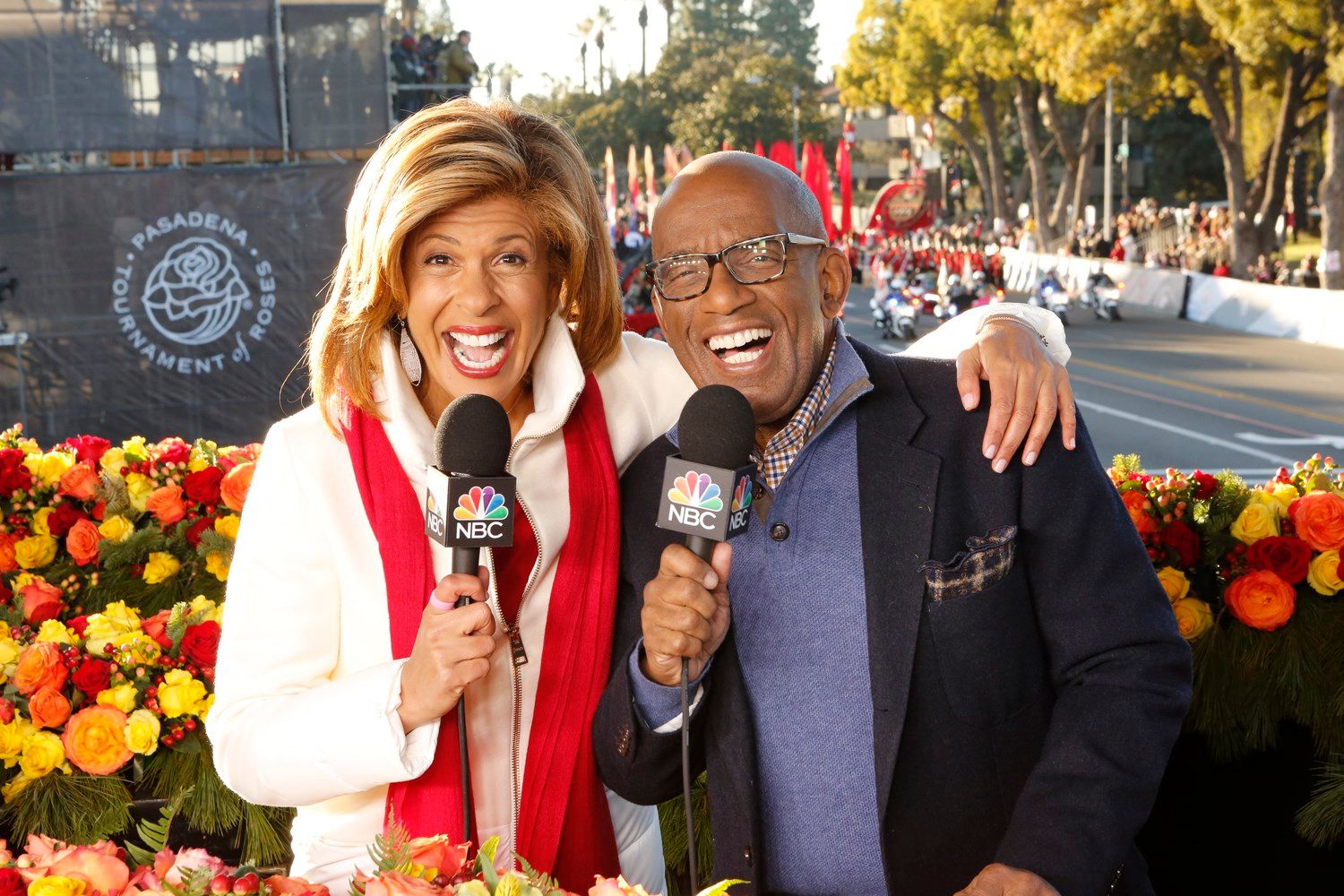 Al Roker and Hoda Kotb ring in the New Year co-hosting The ‘128th Rose ...