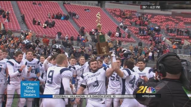 Warren JFK defeats Minster, 24-6, for Division VII title - WFMJ.com