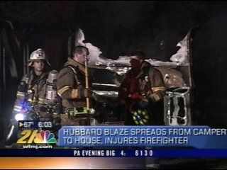 UPDATED: Firefighter injured fighting Hubbard house fire - WFMJ.com