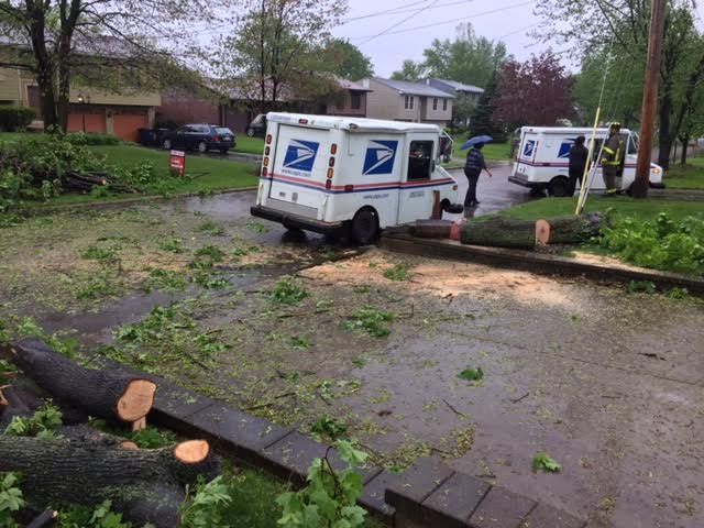 Mail carrier escapes injury during storm in McDonald - WFMJ.com