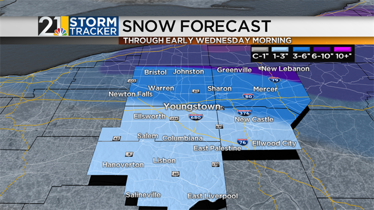 Snow, Tumbling Temperatures On The Way - WFMJ.com