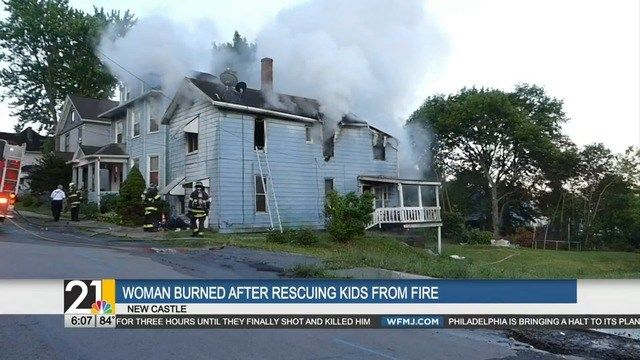 Woman flown to hospital with serious burns after New Castle house fire ...