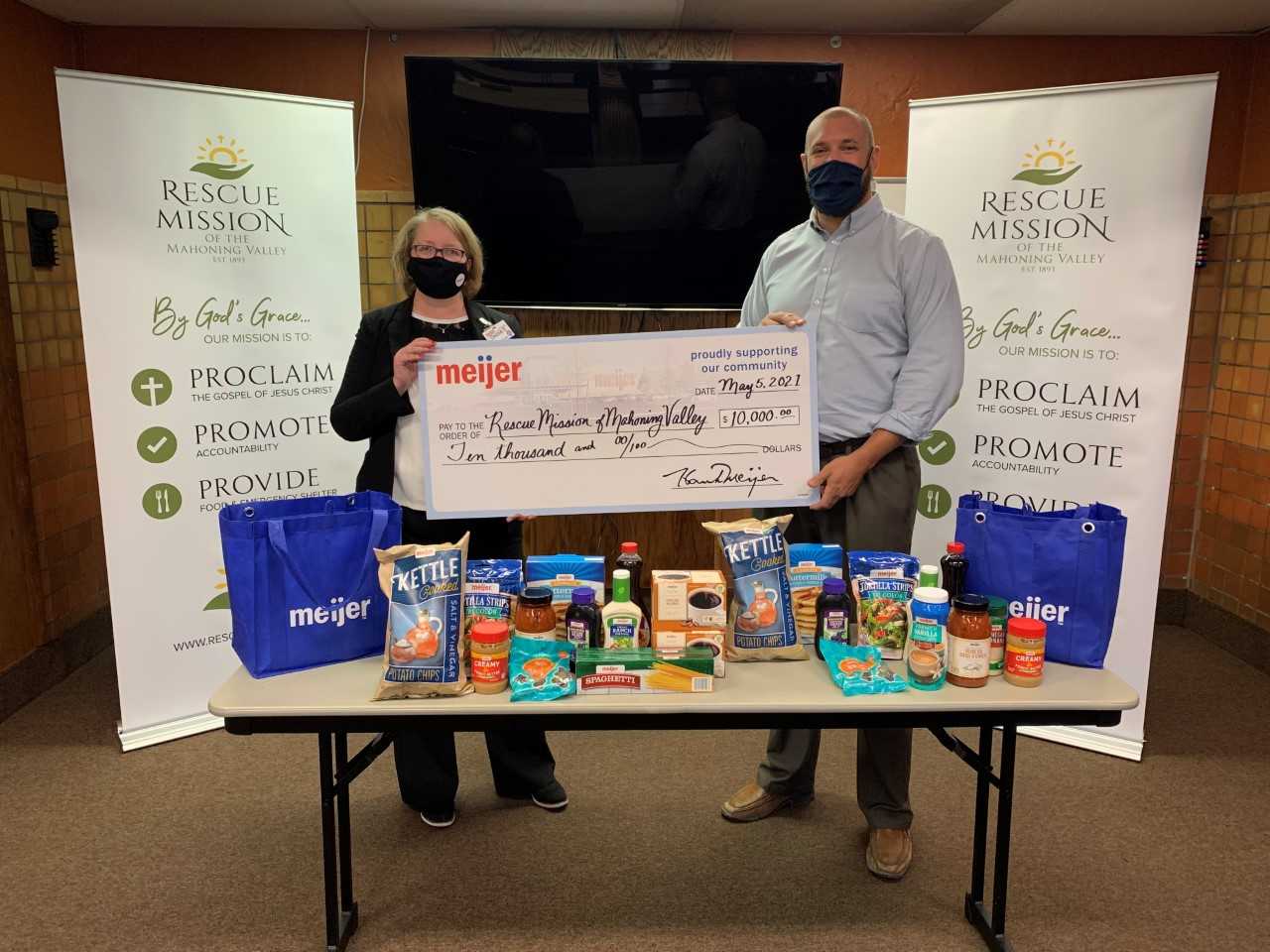 Meijer makes $10,000 donation to Rescue Mission of Mahoning Valley ... Meijer makes $10,000 donation to Rescue Mission of Mahoning Valley ...