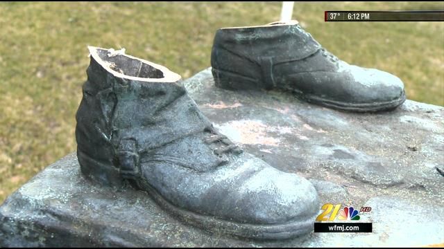 Arrest made in statue theft - WFMJ.com