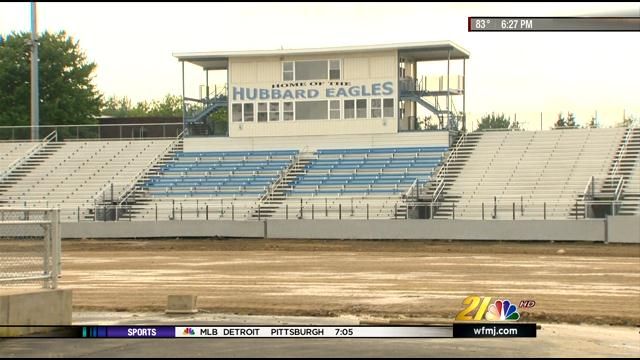 Turf being installed at Hubbard's Memorial Stadium - WFMJ.com