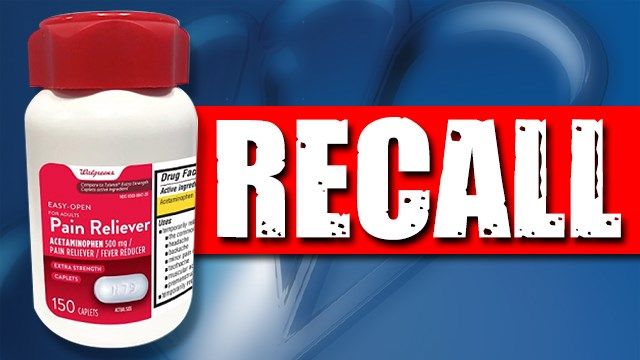 Walgreens Brand acetaminophen recalled due to failure to meet packaging ...