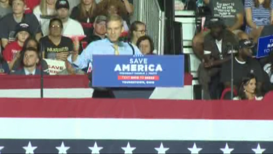 Congressman Jim Jordan rallies the crowd to vote for J.D. Vance - WFMJ.com