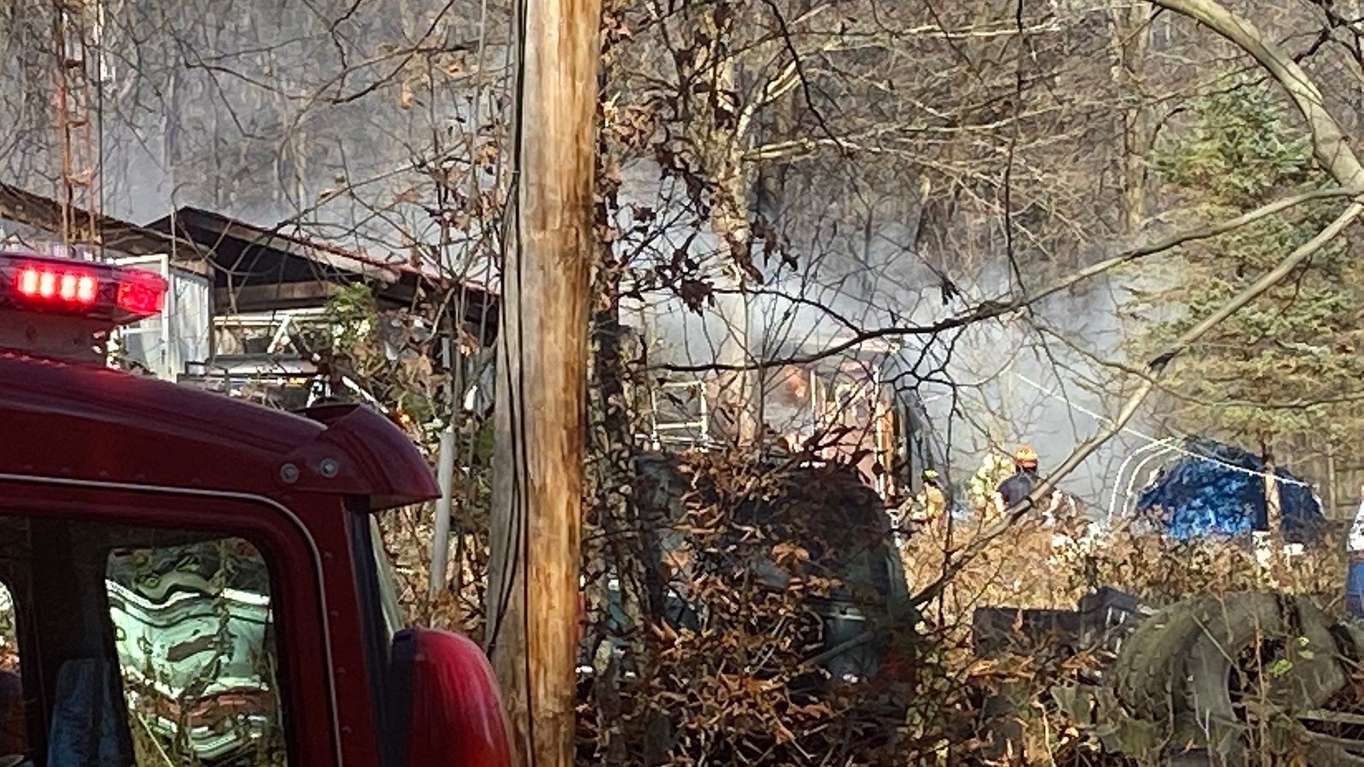 Large brush fire in Middleton Township in Columbiana Co. - WFMJ.com