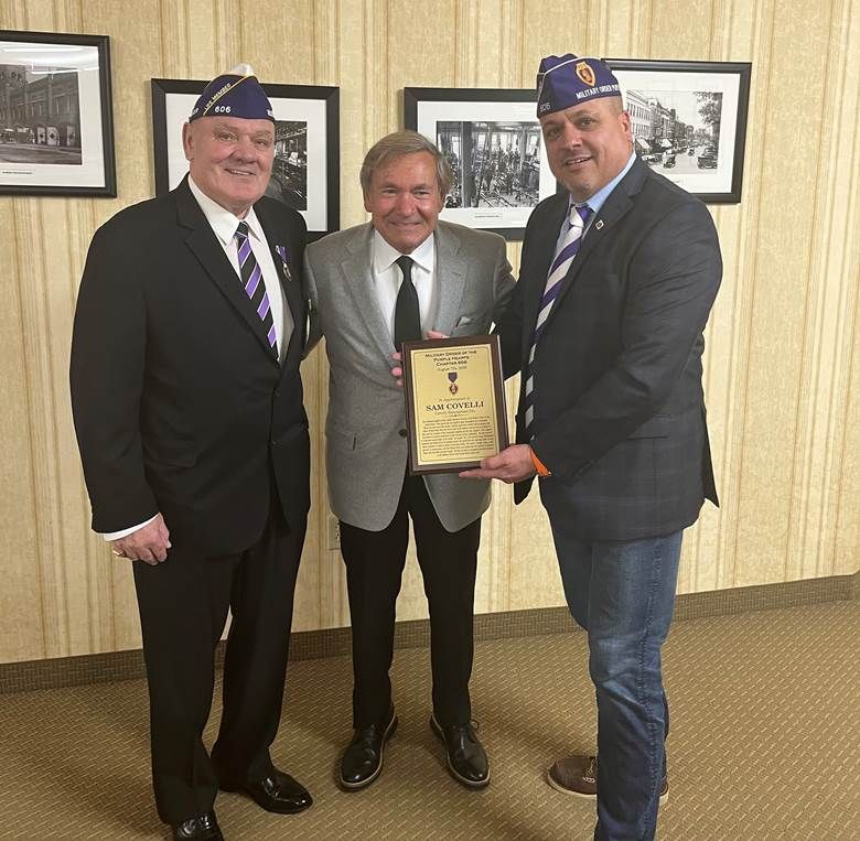 Sam Covelli recognized for support of wounded military veterans - WFMJ.com