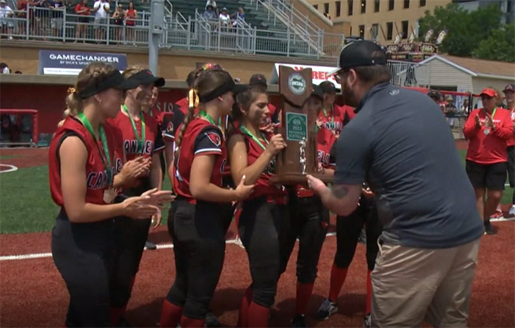 Canfield softball falls to Tallmadge, finishes state runner-up - WFMJ.com