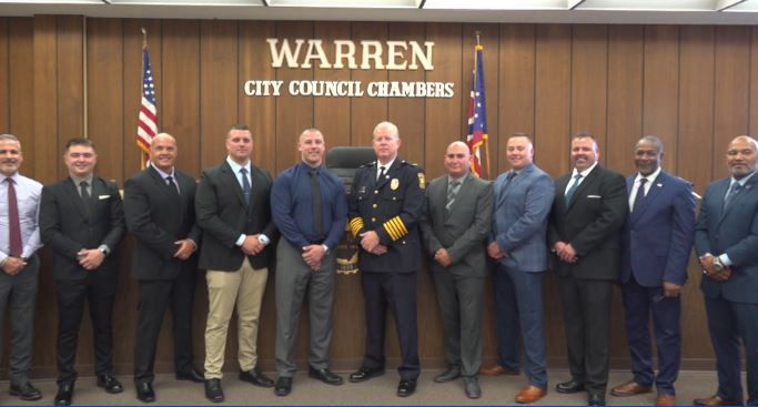 Warren Police Department swears in seven new officers - WFMJ.com