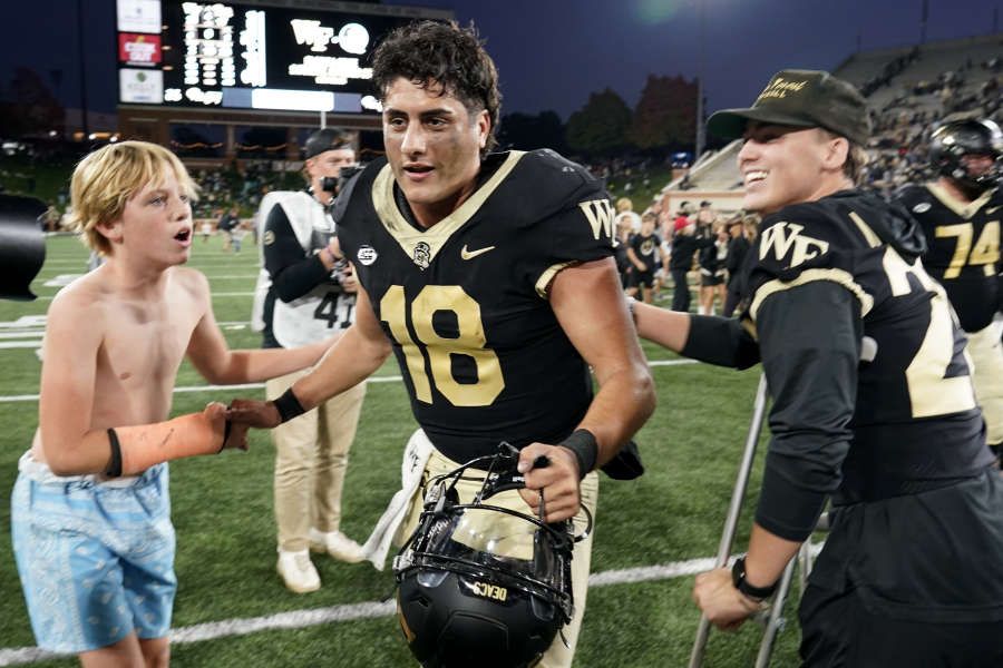 Boardman native's son leads Wake Forest victory over Pitt - WFMJ.com
