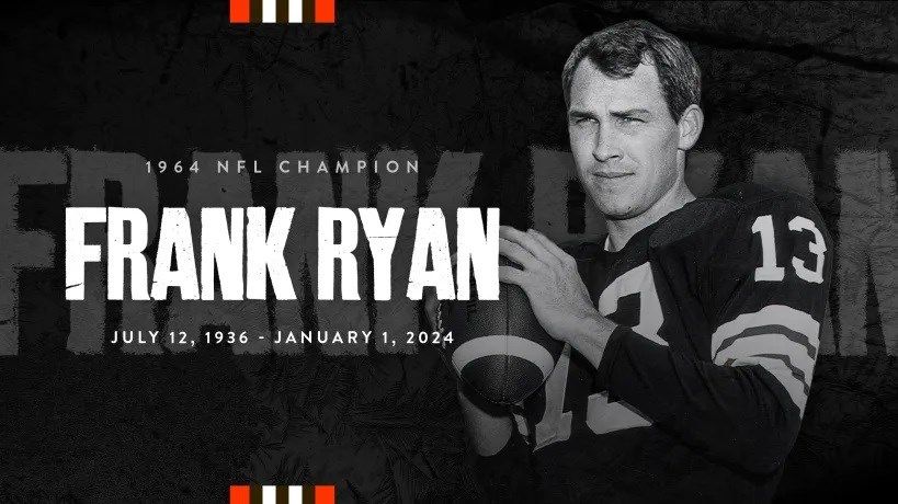 Frank Ryan, the last quarterback to lead the Cleveland Browns to an NFL ...