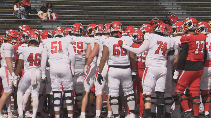 Bright sunshine, fall like temperatures highlight YSU Spring football ...