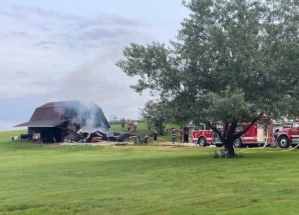Fire heavily damages Bloomfield barn - WFMJ.com