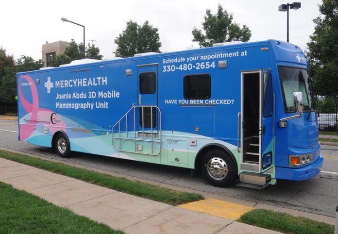 Mercy Health Mammography van to visit locations across Mahoning Valley ...