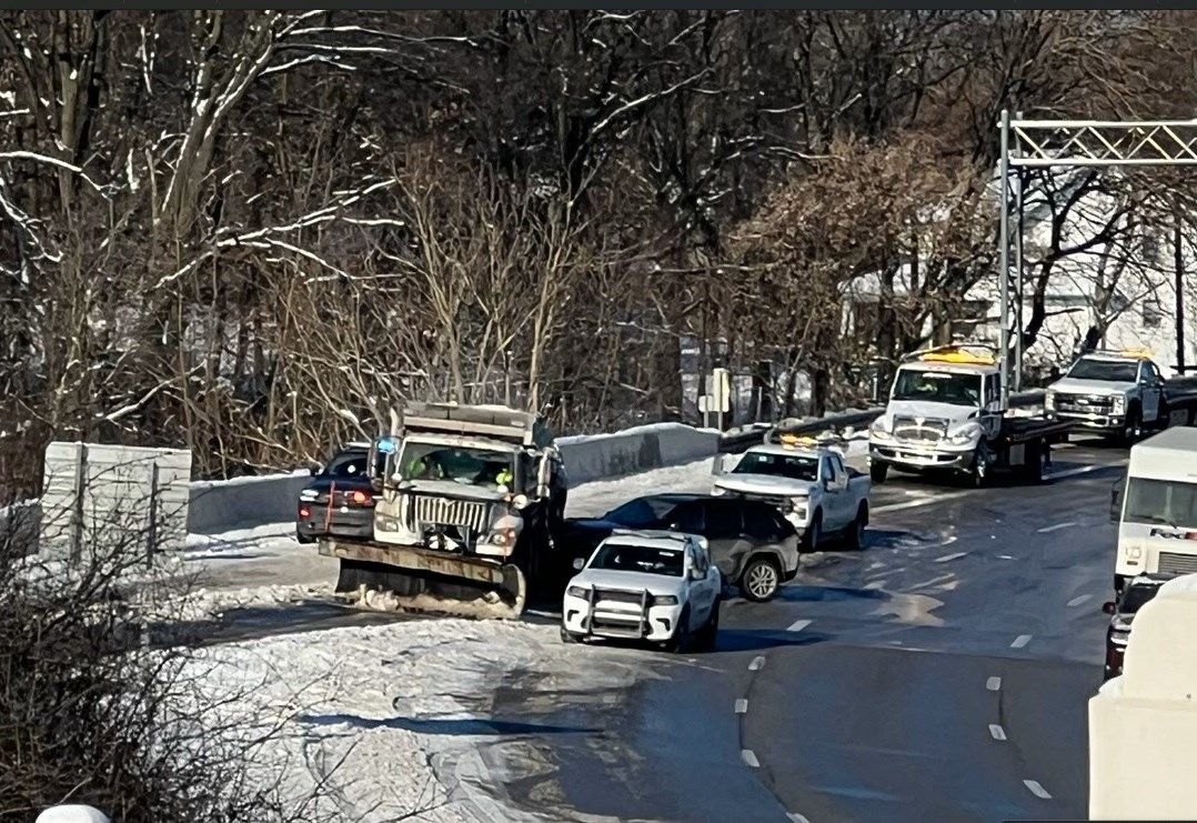 SUVs crash into ODOT truck on I-680 in Youngstown - WFMJ.com
