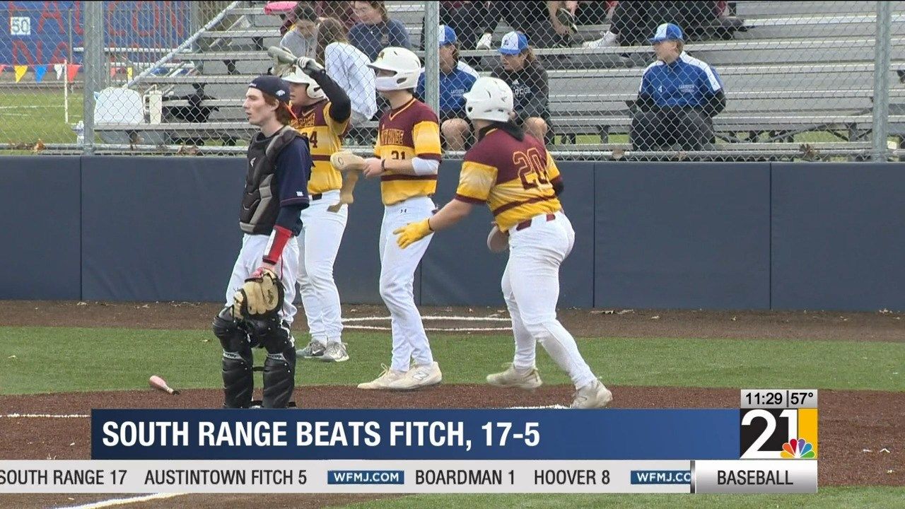 H.S. Baseball: South Range beats Fitch, 17-5 - WFMJ.com