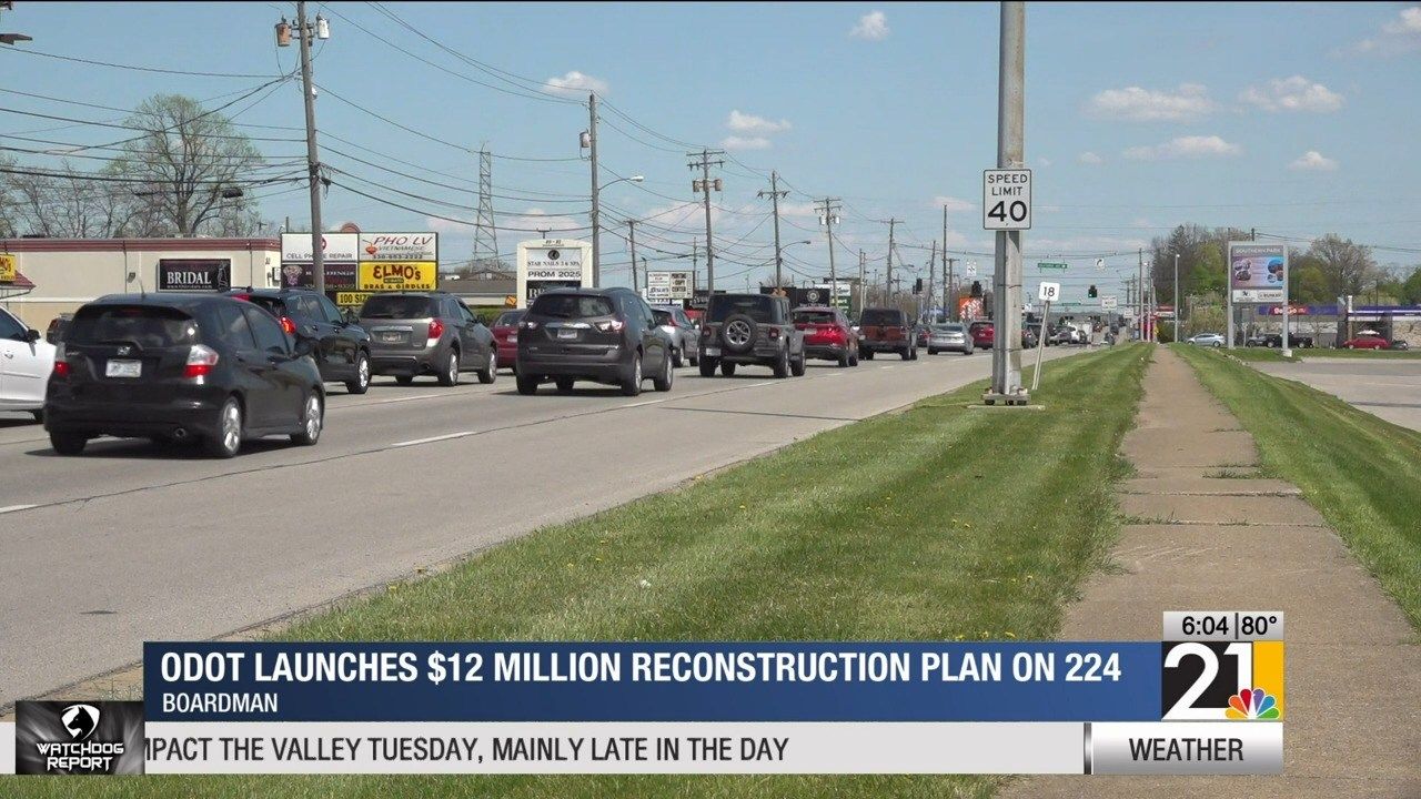 ODOT launches $12M reconstruction plan on Route 224 - WFMJ.com