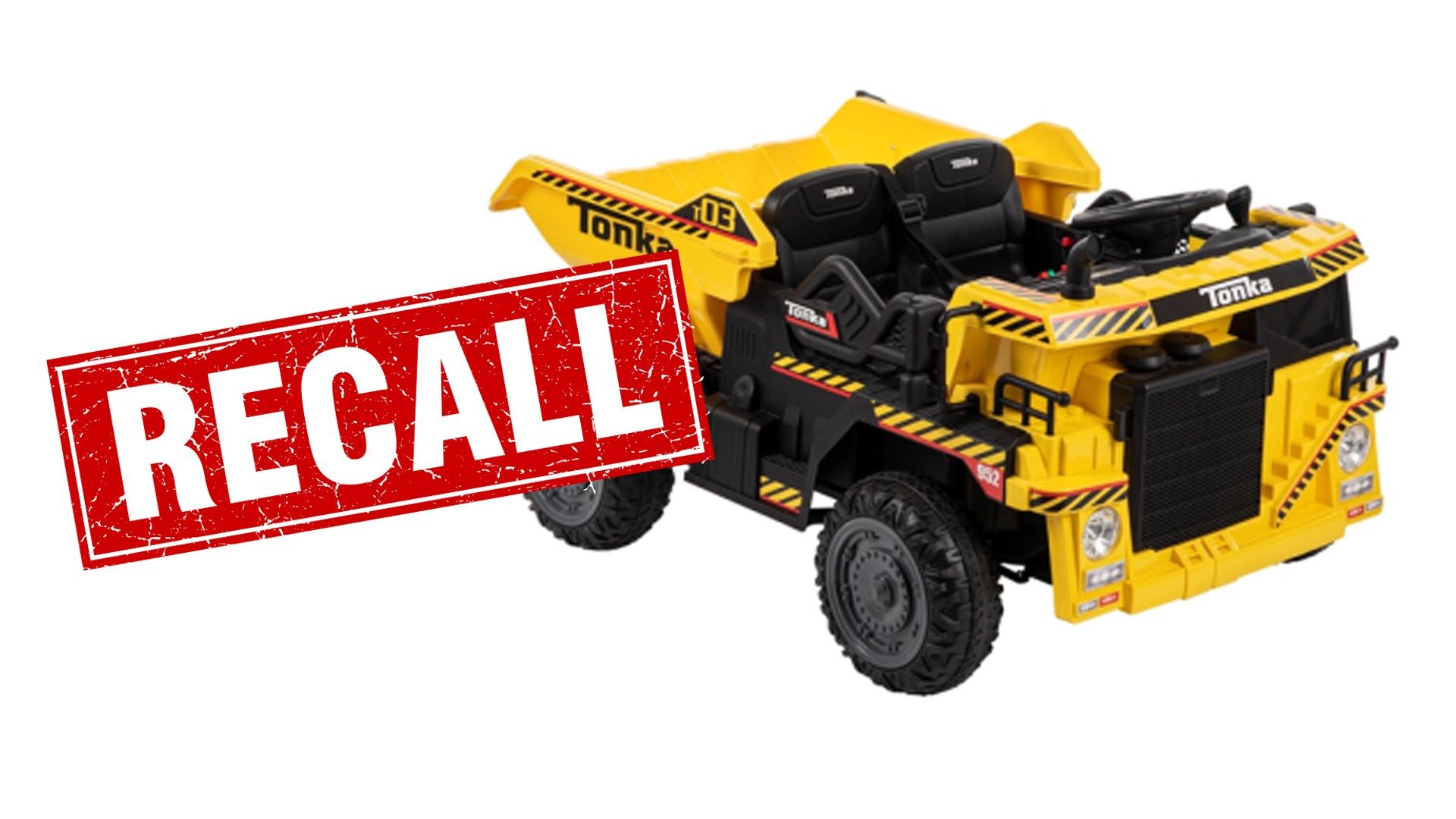 Tonka ride-on dump truck toy recalled due to potential fire, burn ...