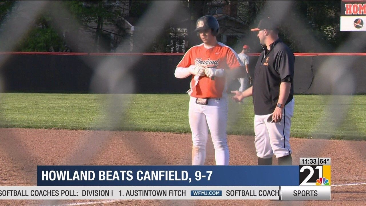 H.S. Baseball: Howland beats Canfield, 9-7 - WFMJ.com