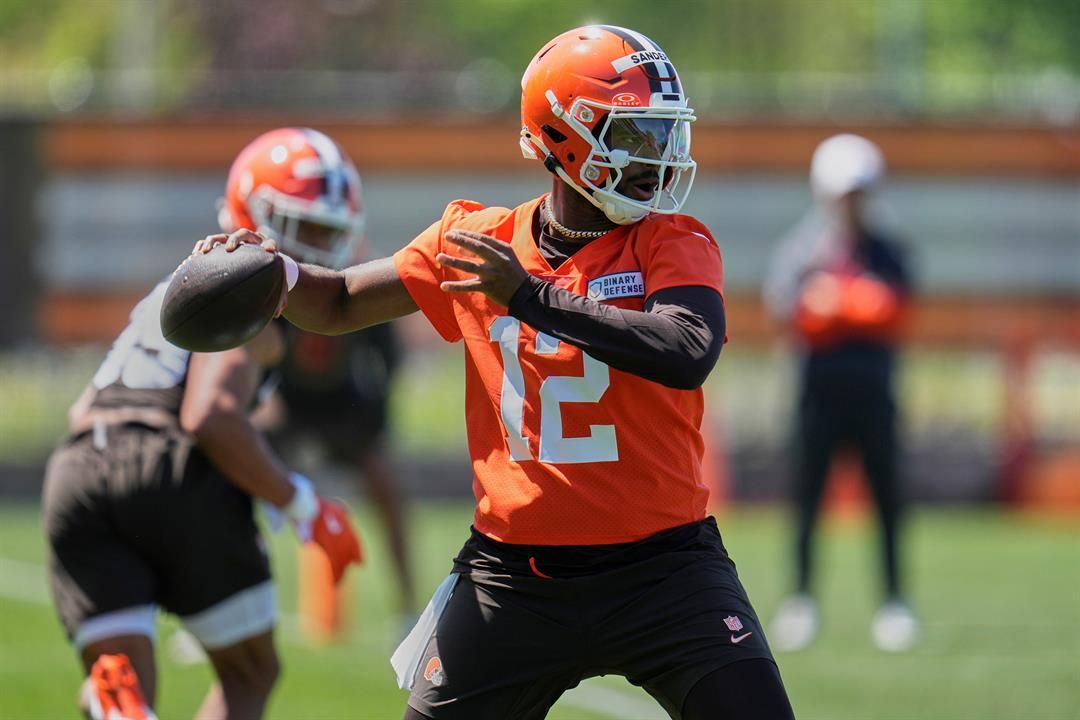 Sanders takes field for the first time at Browns rookie minicamp - WFMJ.com