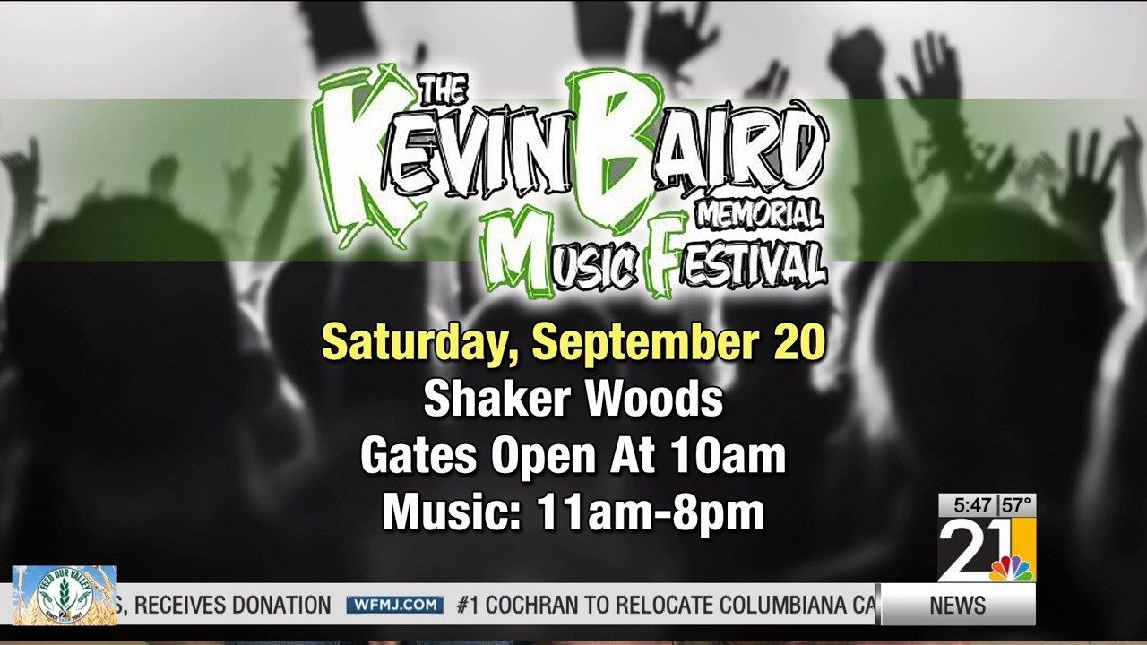 Kevin Baird Memorial Music Festival hits Shaker Woods - WFMJ.com