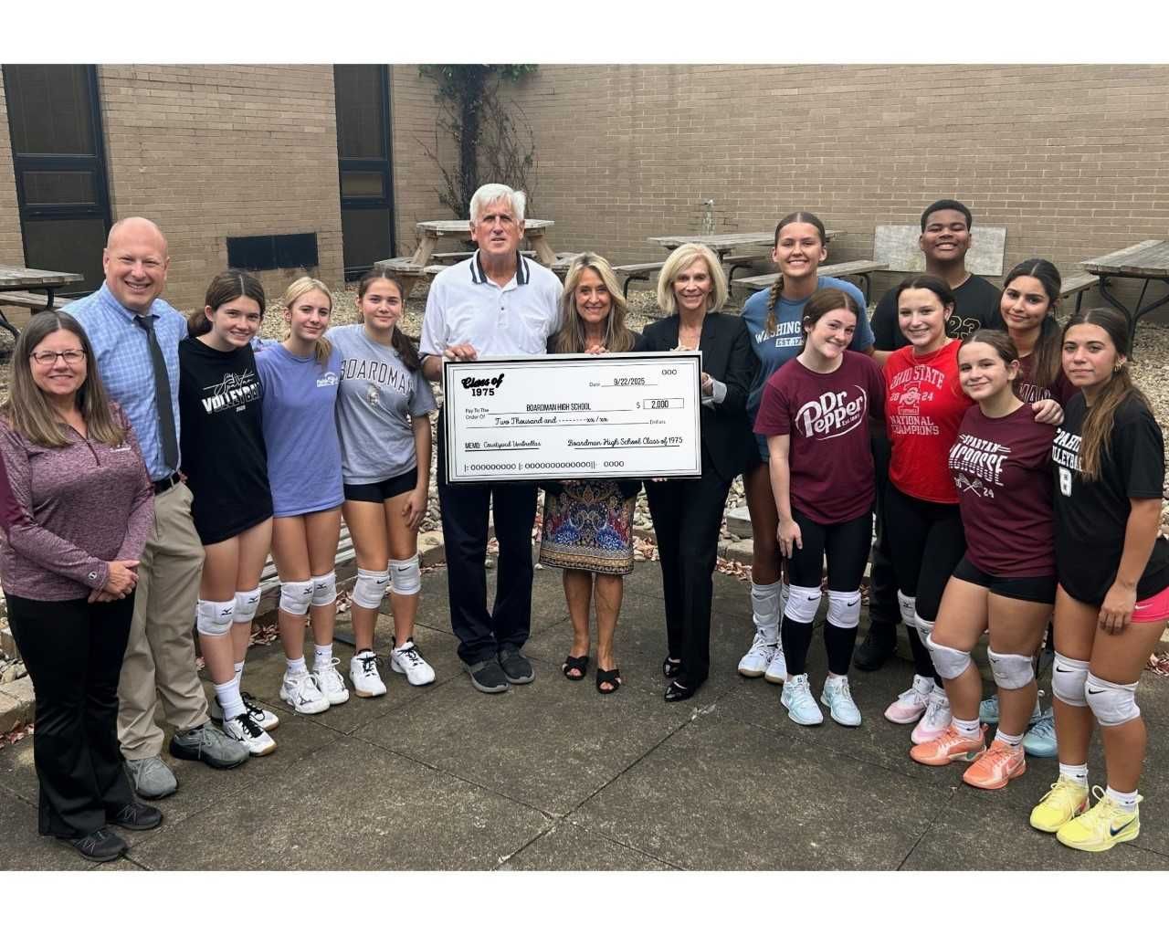Boardman High School courtyard gets big lift through donation from ...