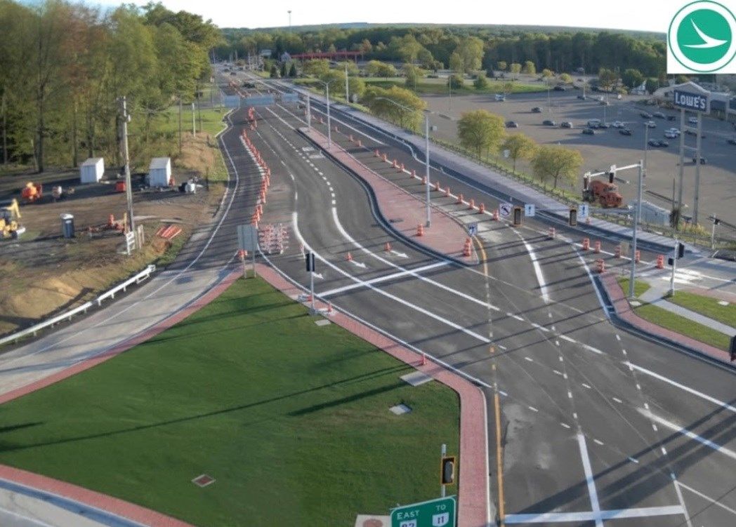 Howland's Diverging Diamond Interchange expected to open Friday - WFMJ.com