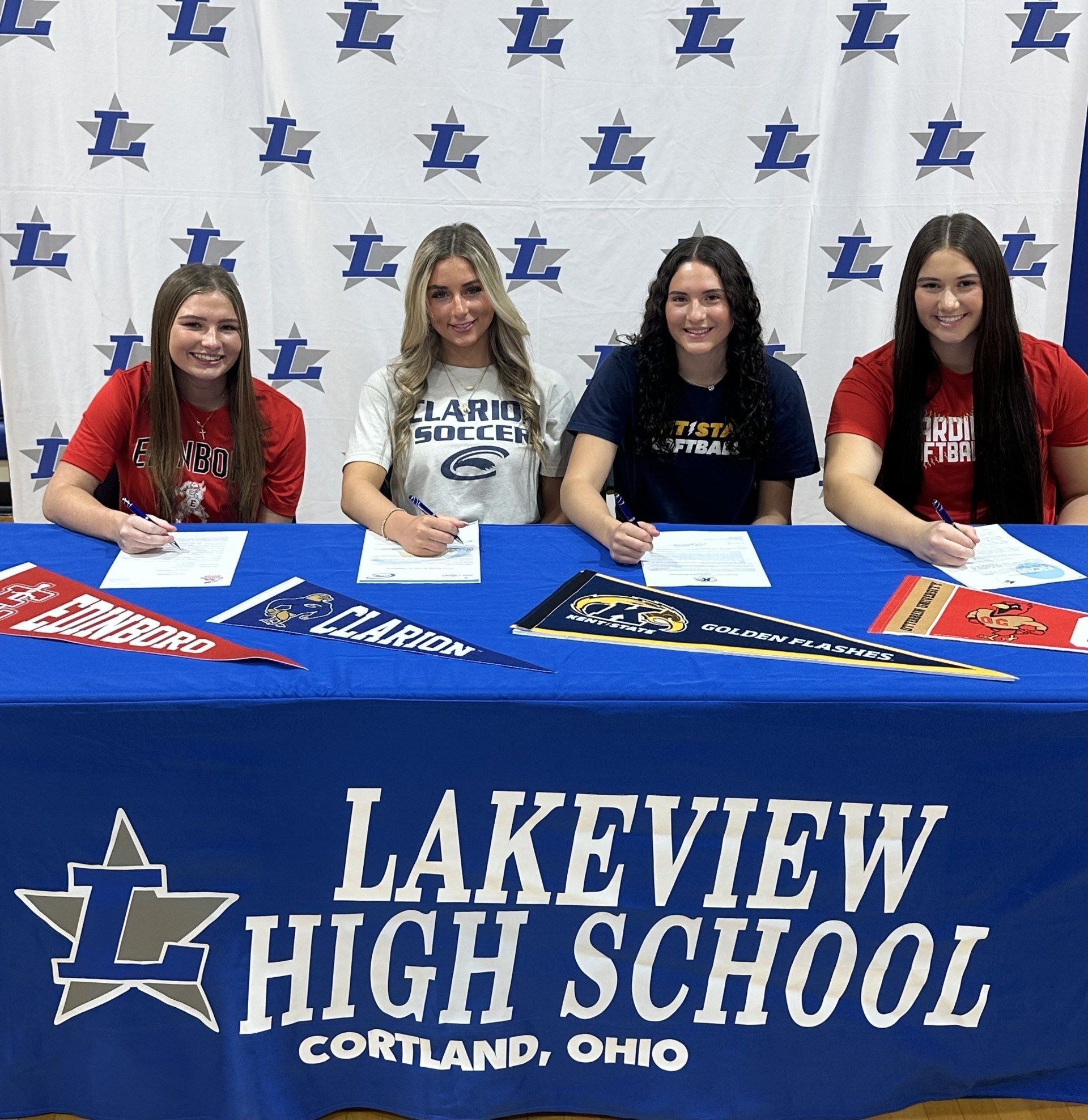 Four Lakeview athletes sign commitment letters - WFMJ.com