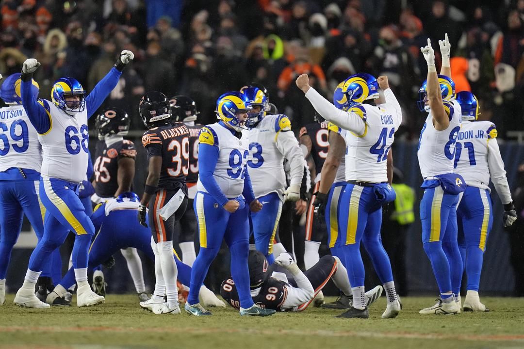 Rams shake off wild, late TD pass by Caleb Williams, beat Bears 20-17 ...