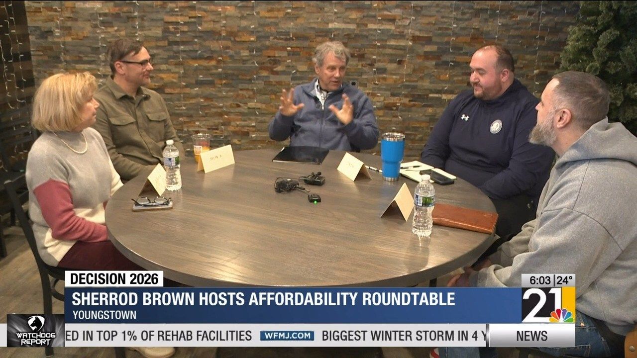 Sherrod Brown hosts affordability roundtable - WFMJ.com