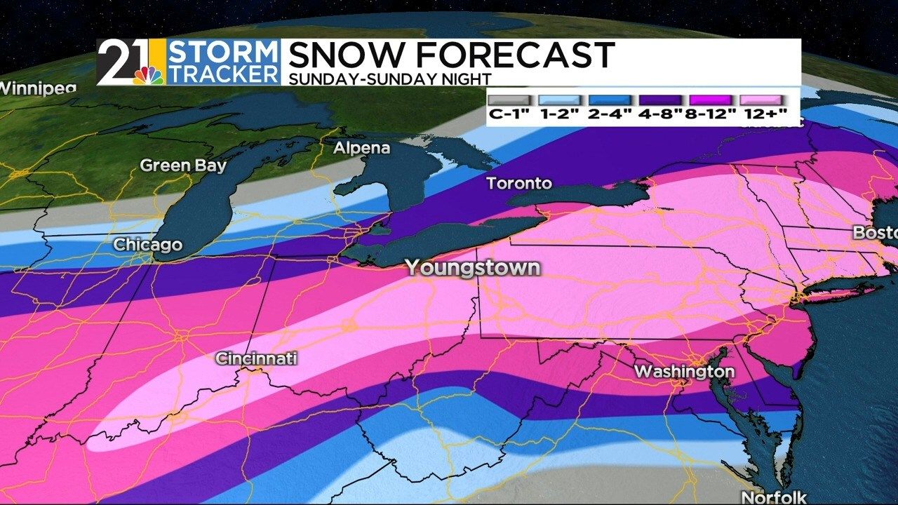 Sunday Morning Snow Storm Update - WFMJ.com