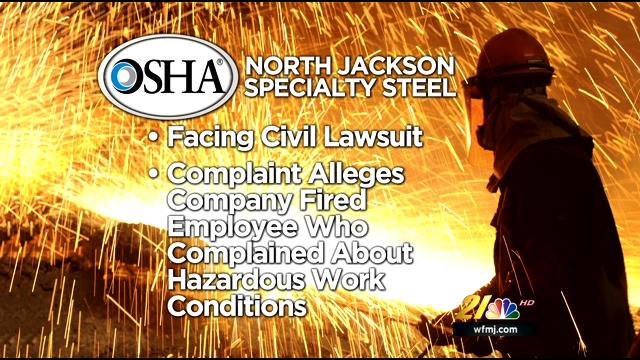 North Jackson company sued for firing whistleblower who raised safety ... North Jackson company sued for firing whistleblower who raised safety ...