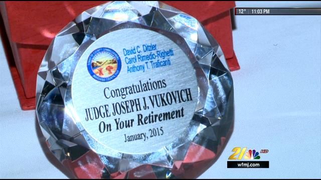 A long time judge is honored before he retires from the bench - WFMJ.com