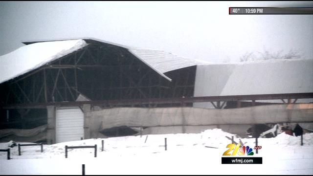 Barn collapse traps cows in Mercer County - WFMJ.com