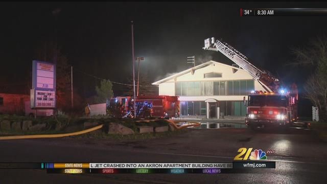 Several fire departments battle Canfield business fire - WFMJ.com